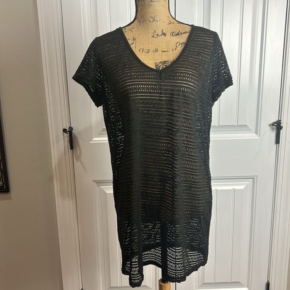 Alexa & Stella | Swim | Alexa And Stella Large Swimsuit Coverup Black ...